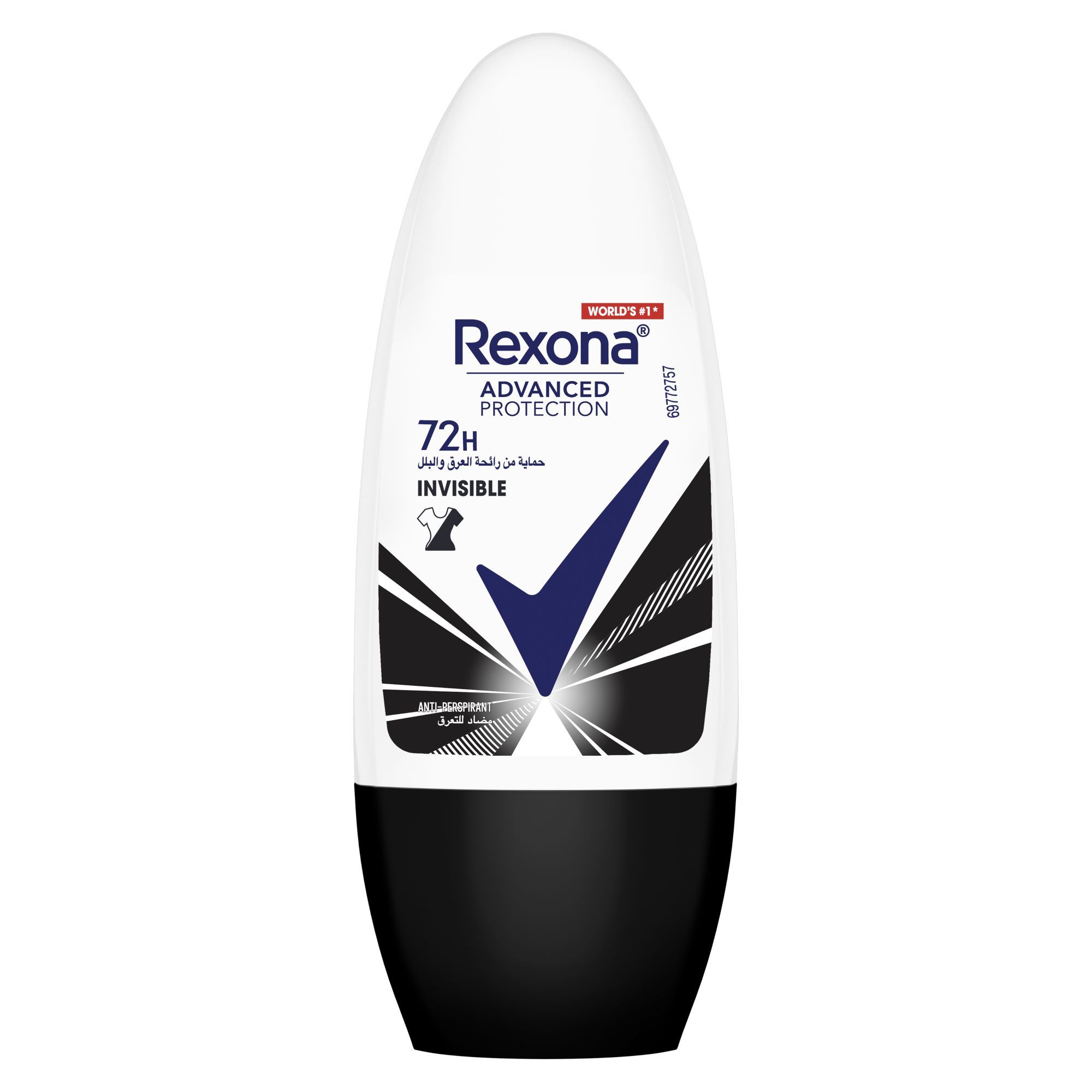 Buy Rexona Women Invisible Dry Black & White Advanced Protection 72H ...