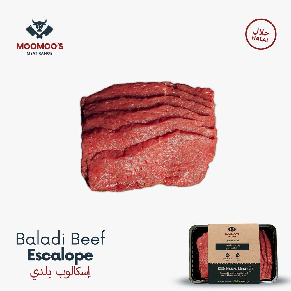 Buy Mooomoo's Frozen Balady Meat Escalope, 600g Online in Egypt ...