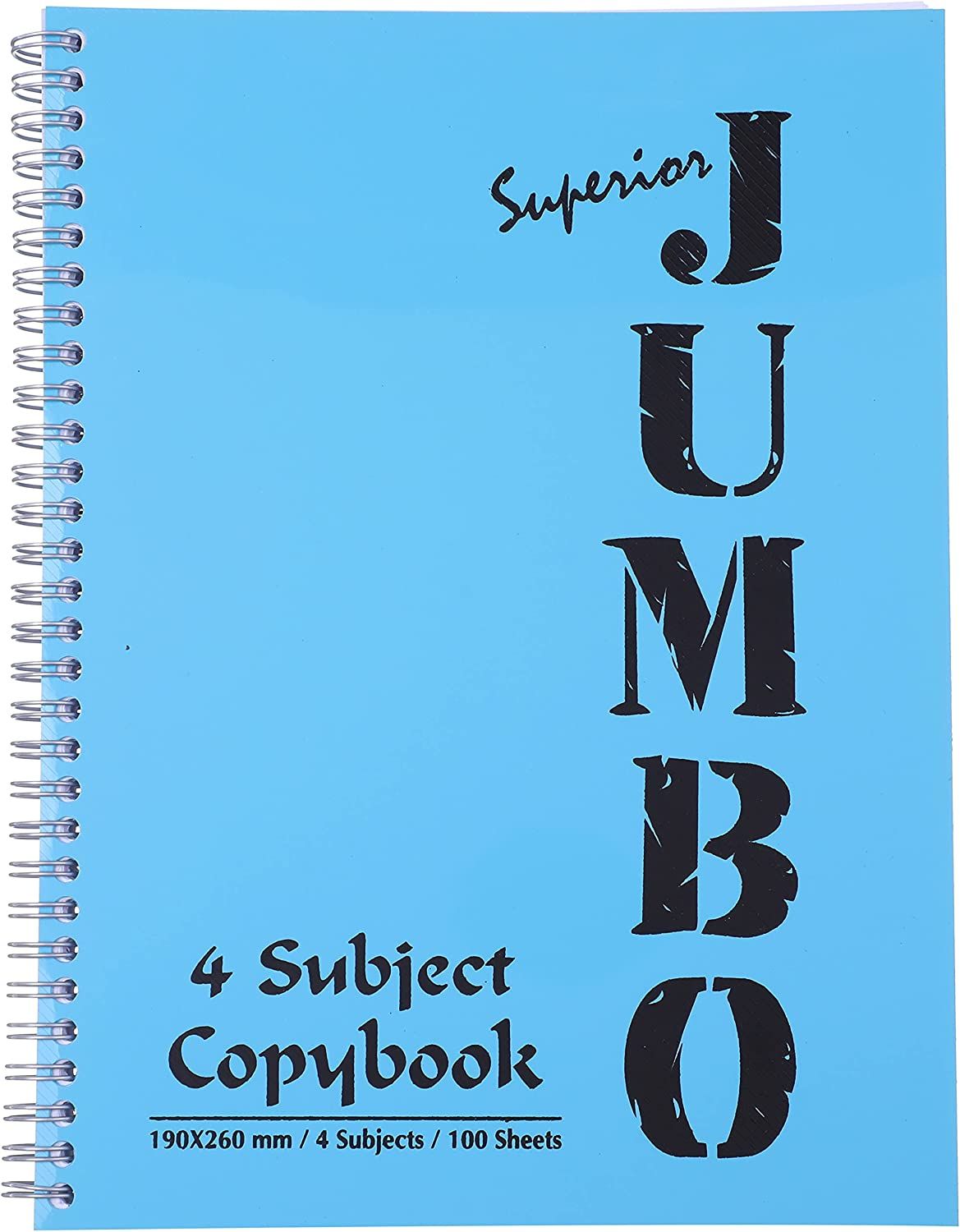 Buy Mintra Jumbo NoteBook 19x26cm Lined Ruling 100 Sheets Baby Blue ...