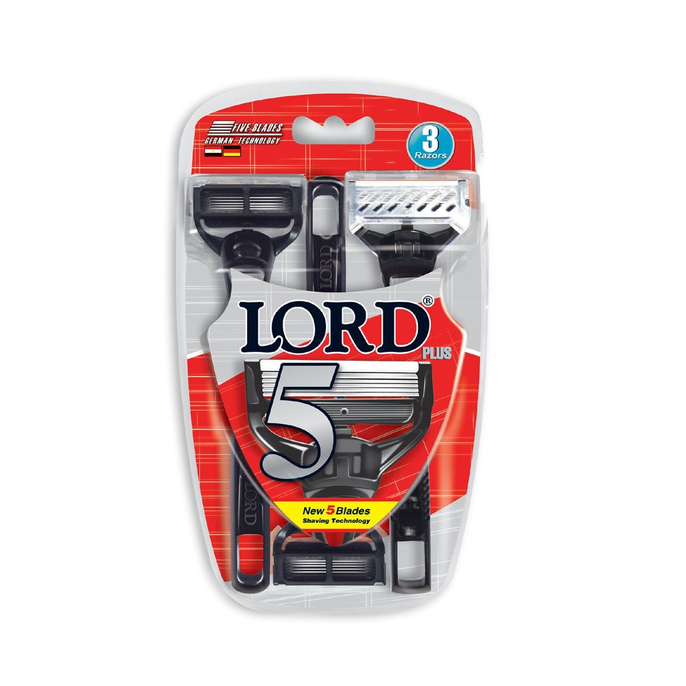 Buy Lord 5 Blade Technology Shaving Razor For Men 3 Pcs Online in Egypt ...