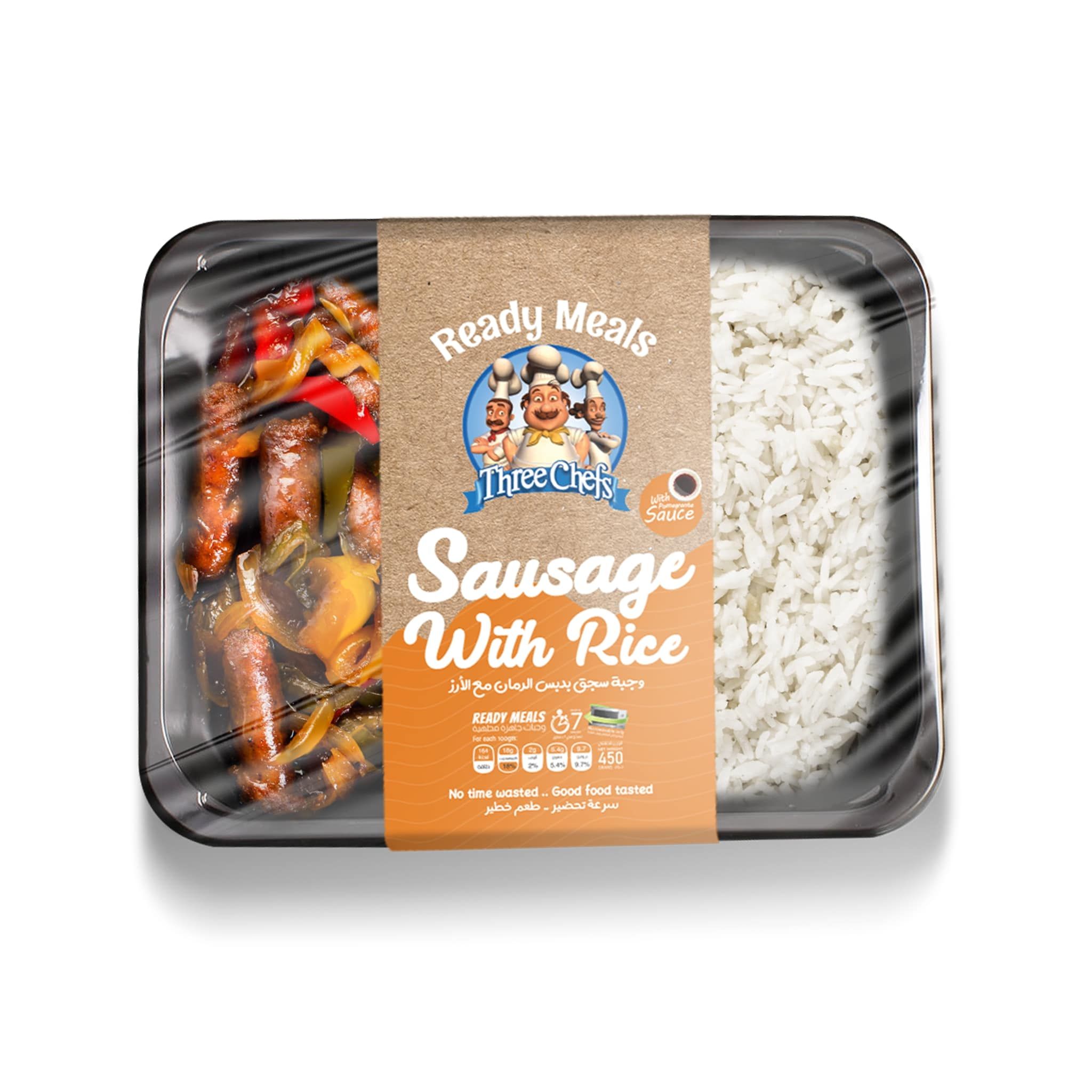 Buy Three Chef Sausage Pomegranate with Rice Online in Egypt | Talabat ...