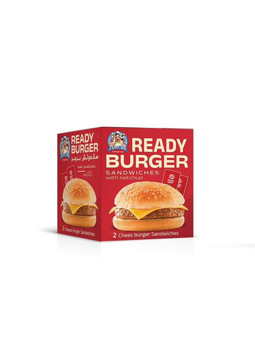 Buy Three Chefs Ready Burger Sandwich, 2 Pieces Online in Egypt ...