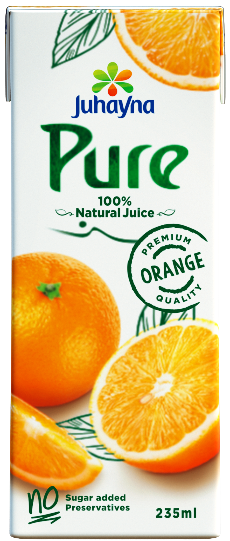 Buy Juhayna Pure Orange Juice, 235ml Online in Egypt | Talabat Egypt