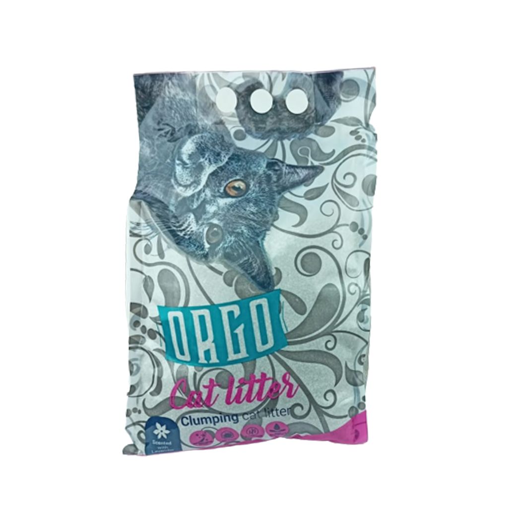 Buy Orgo Clumping Lavender Cat Litter, 5kg Online in Egypt | Talabat Egypt