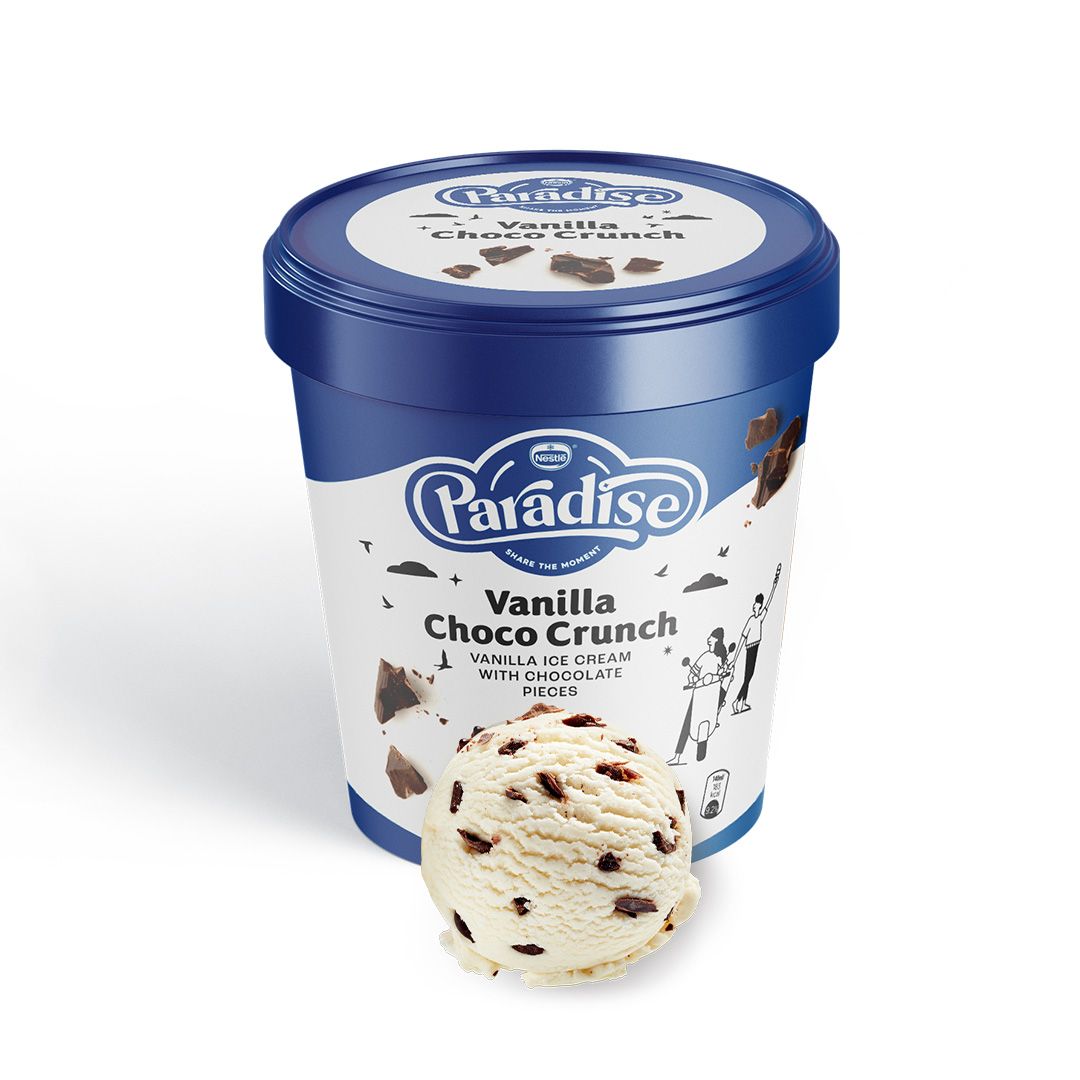 Buy Paradise Vanilla Chocolate Crunch Ice Cream Cup, 140g Online in ...