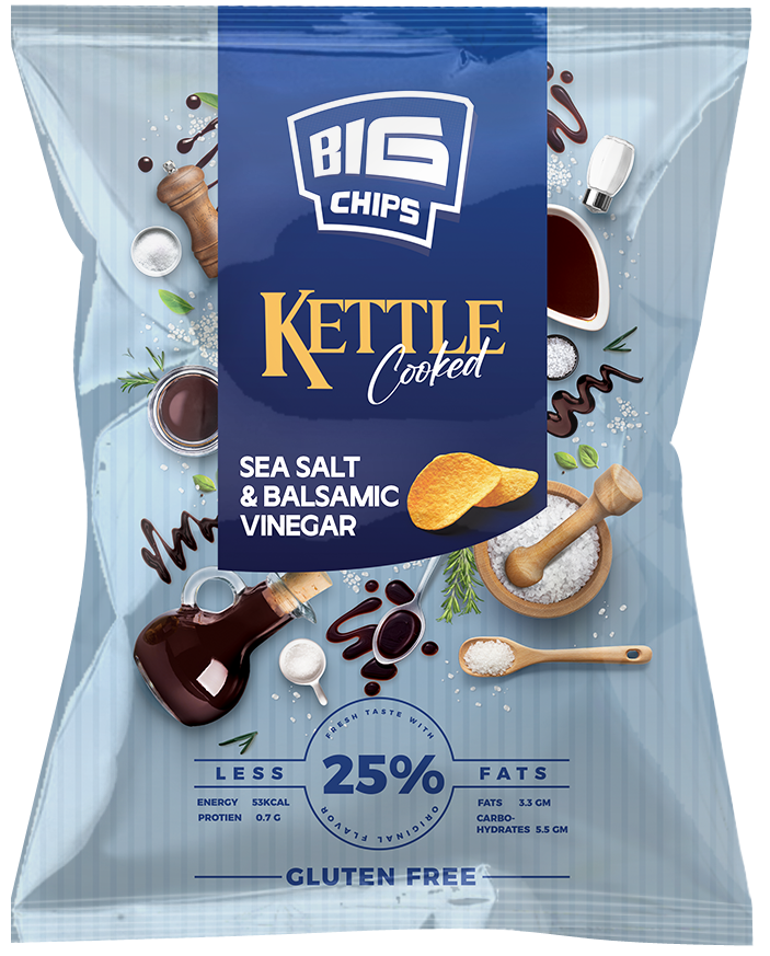 Buy Big Chips Premium Salt & Vinegar Chips, 40-50g Online in Egypt ...