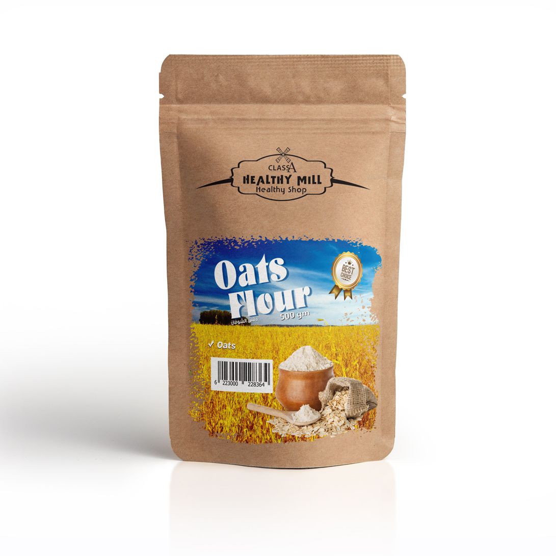 Buy Healthy Mill Oats Flour 500 gm Online in Egypt | Talabat Egypt