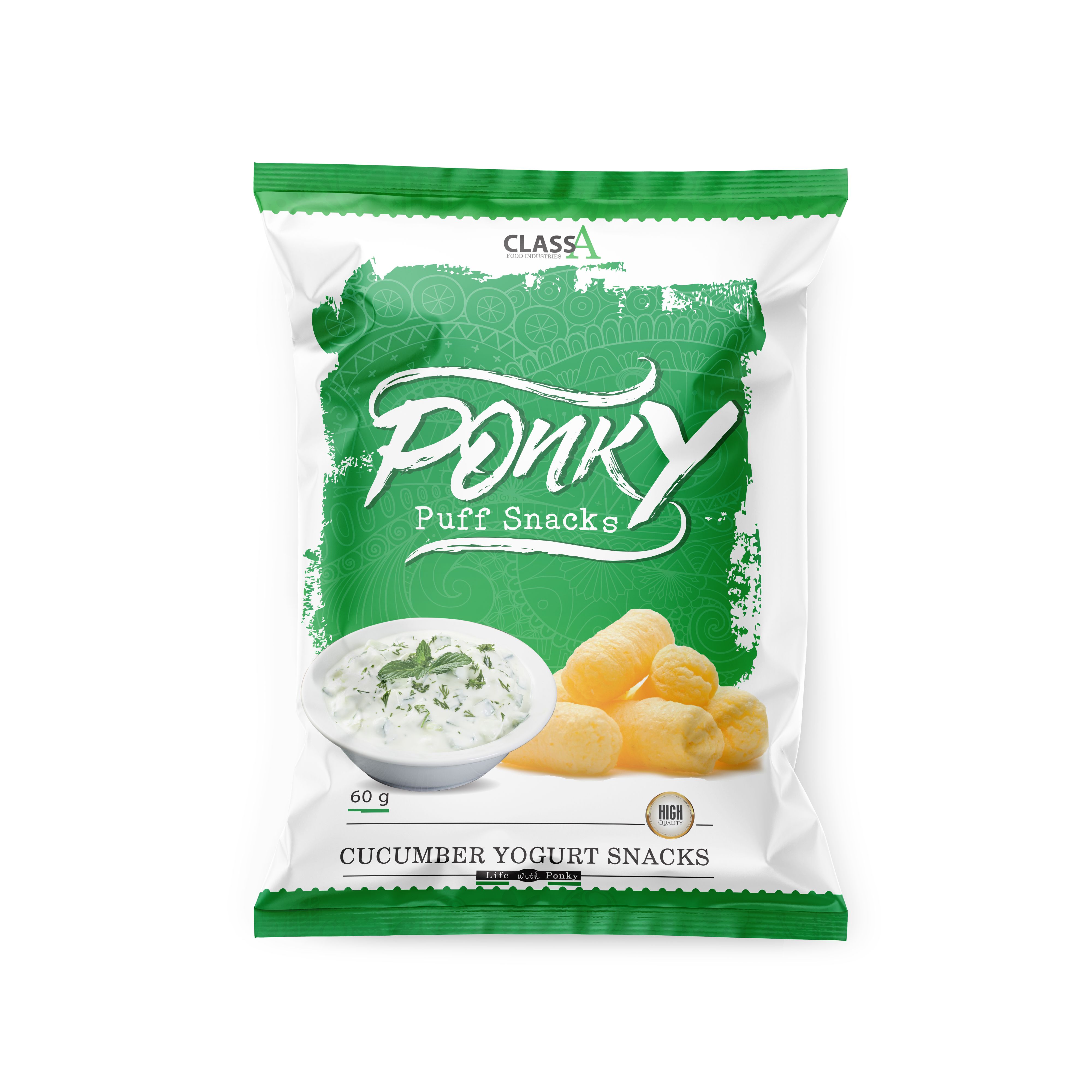 Buy Ponky Cucumber Yogurt Snacks 60 Gm Online in Egypt | Talabat Egypt