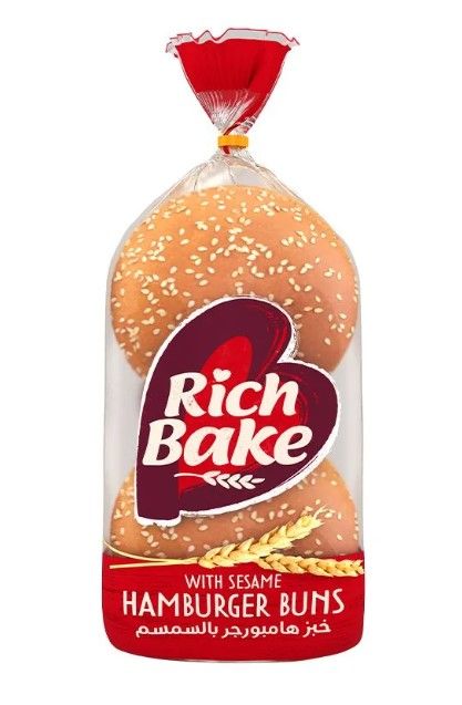 Buy Rich Bake Burger Bread, 225g Online in Egypt | Talabat Egypt