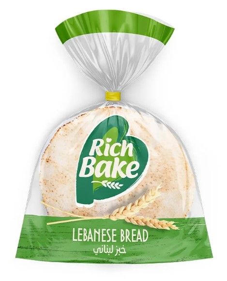 Buy Rich Bake Lebanese Bread, 20cm Online in Egypt | Talabat Egypt