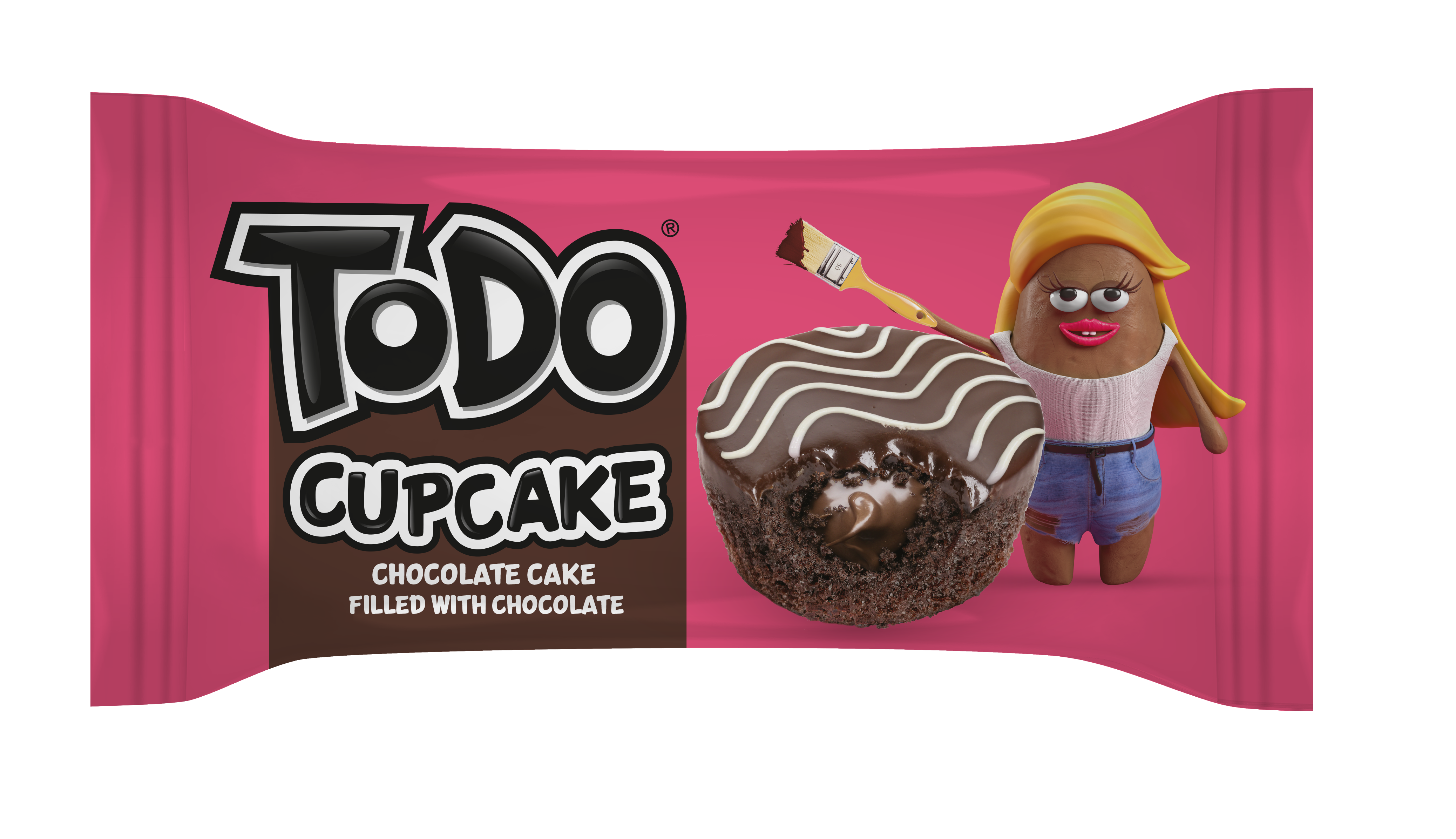 Buy Todo Chocolate Cupcake Filled With Chocolate 1Pcs Online in Egypt ...