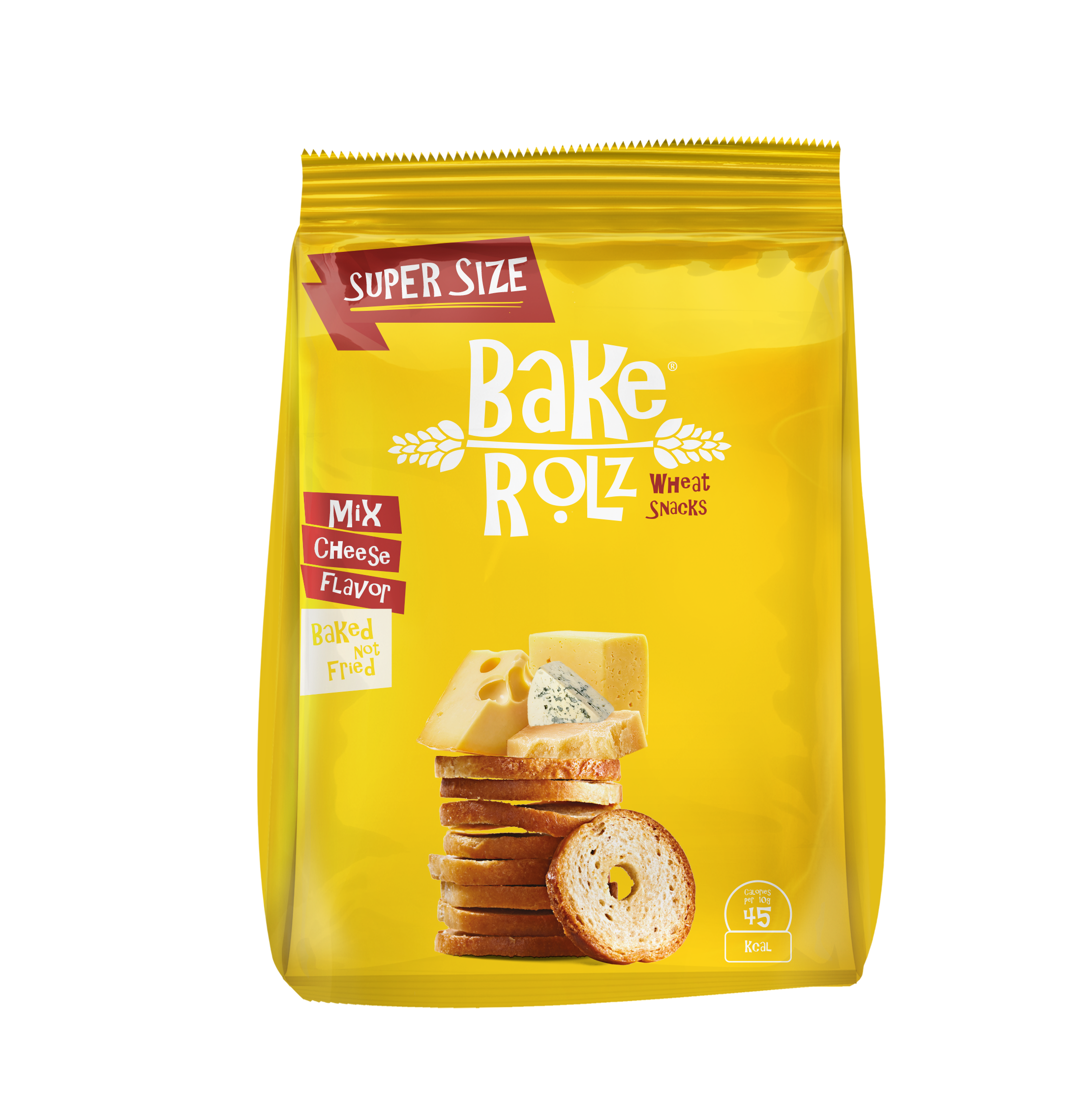 Buy Bake Rolz Mix Cheese Snacks, 45g Online in Egypt | Talabat Egypt