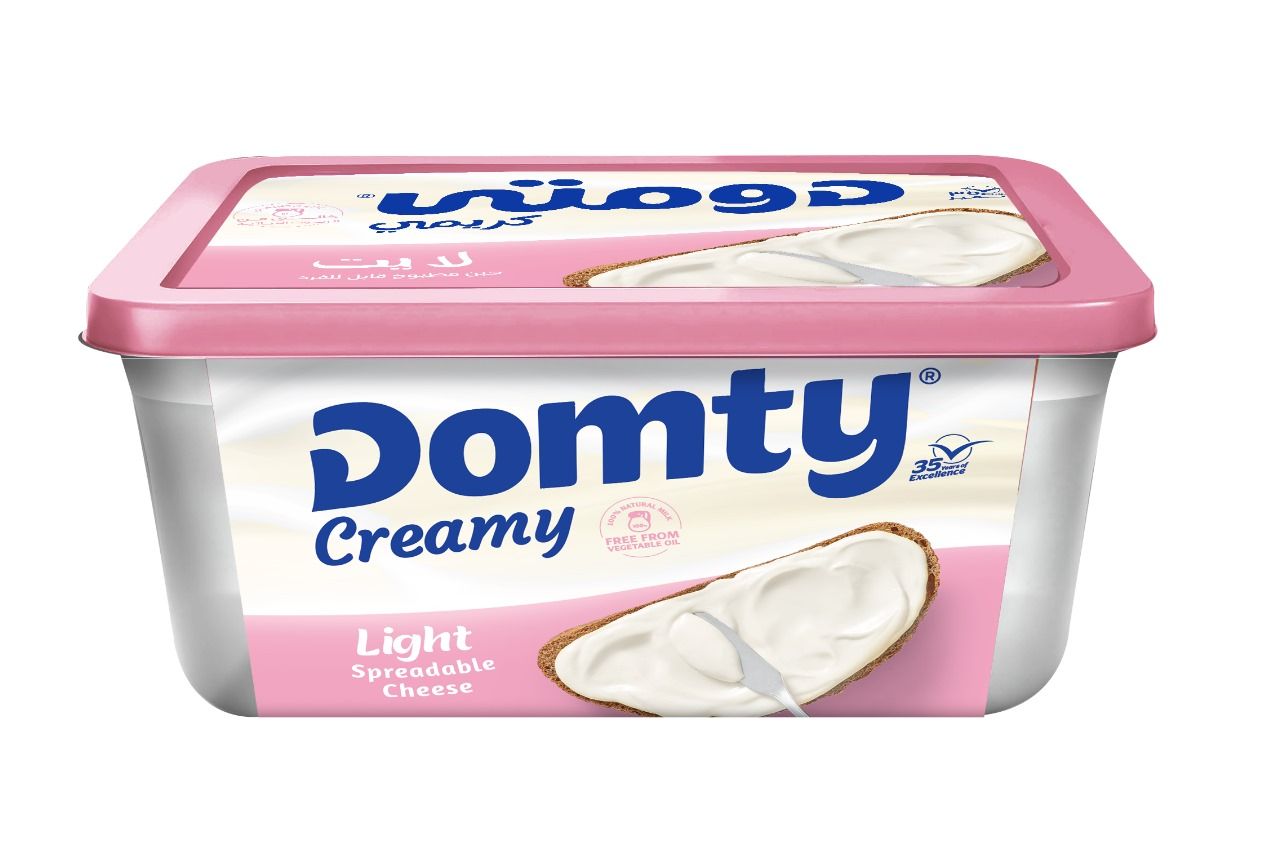 Buy Domty Creamy Light Cheese Spread 380 Gm Online in Egypt | Talabat Egypt