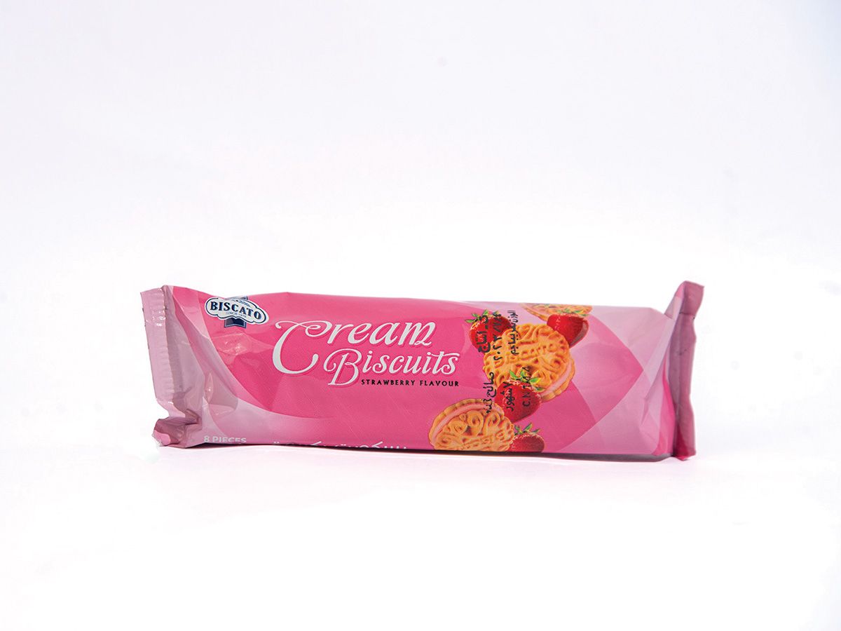 Buy Biscato Cream, Biscuits Stuffed With Strawberries, 8 Pieces Online ...