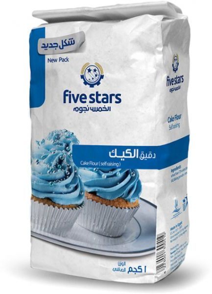 Buy Five Stars Flour Self Raising 1 Kg Online in Egypt | Talabat Egypt