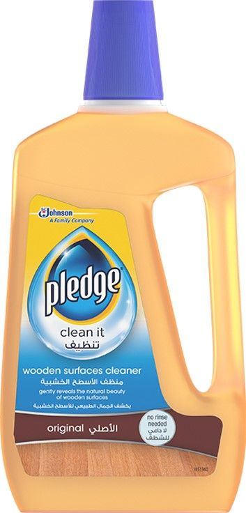 Buy Pledge Gentle Wood Floor Liquid Cleaner Original, 500ml Online in ...