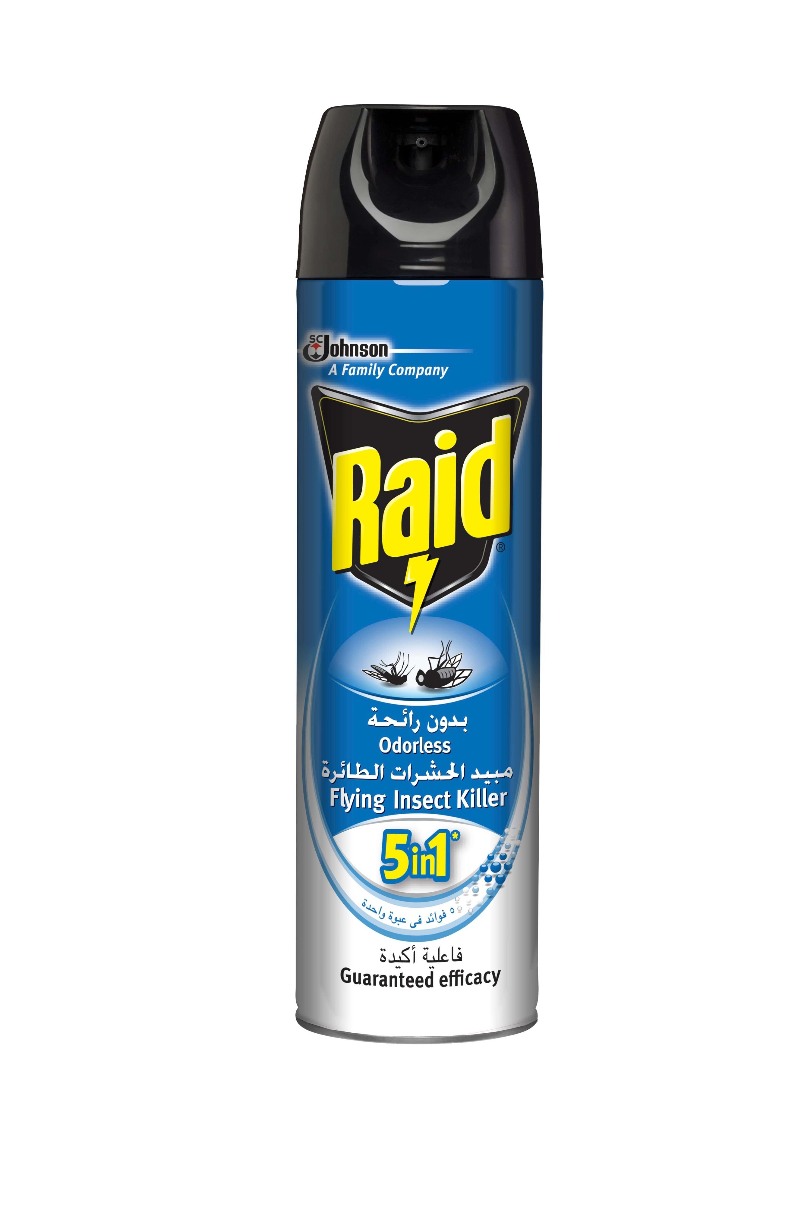Buy Raid Flying Insect Killer Spray Odorless, 300ml Online in Bahrain ...