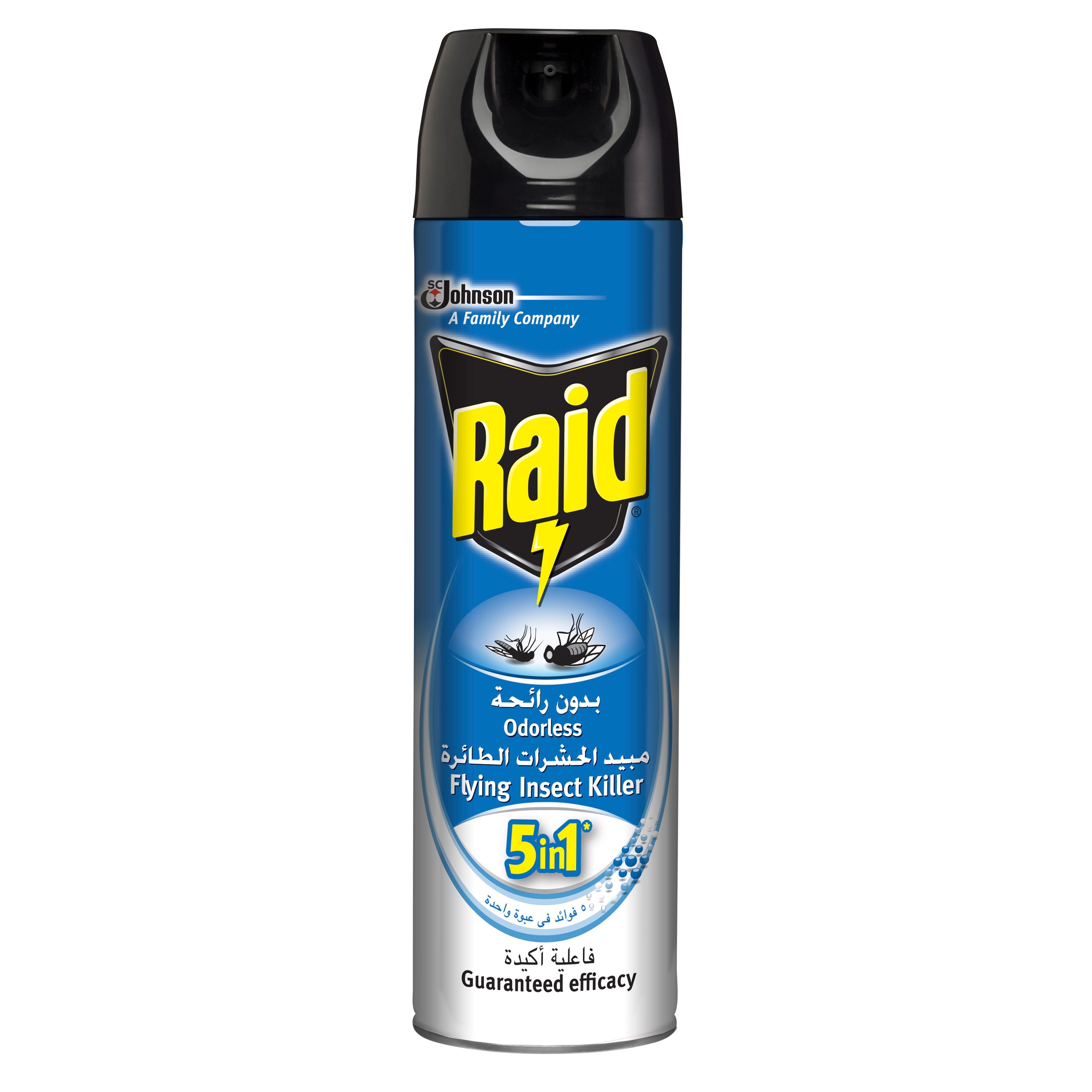 Buy Raid Flying Insect Killer Spray Odorless, 400ml Online in Bahrain ...
