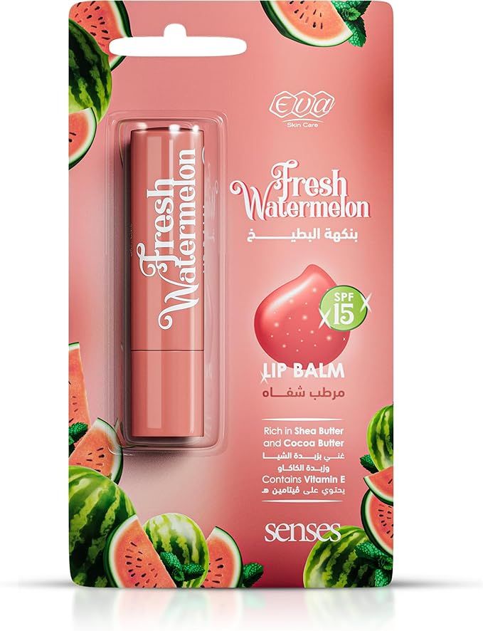 Buy Eva Skin Care Senses Lip Balm Fresh Watermelon 4 Gm Online in Egypt ...
