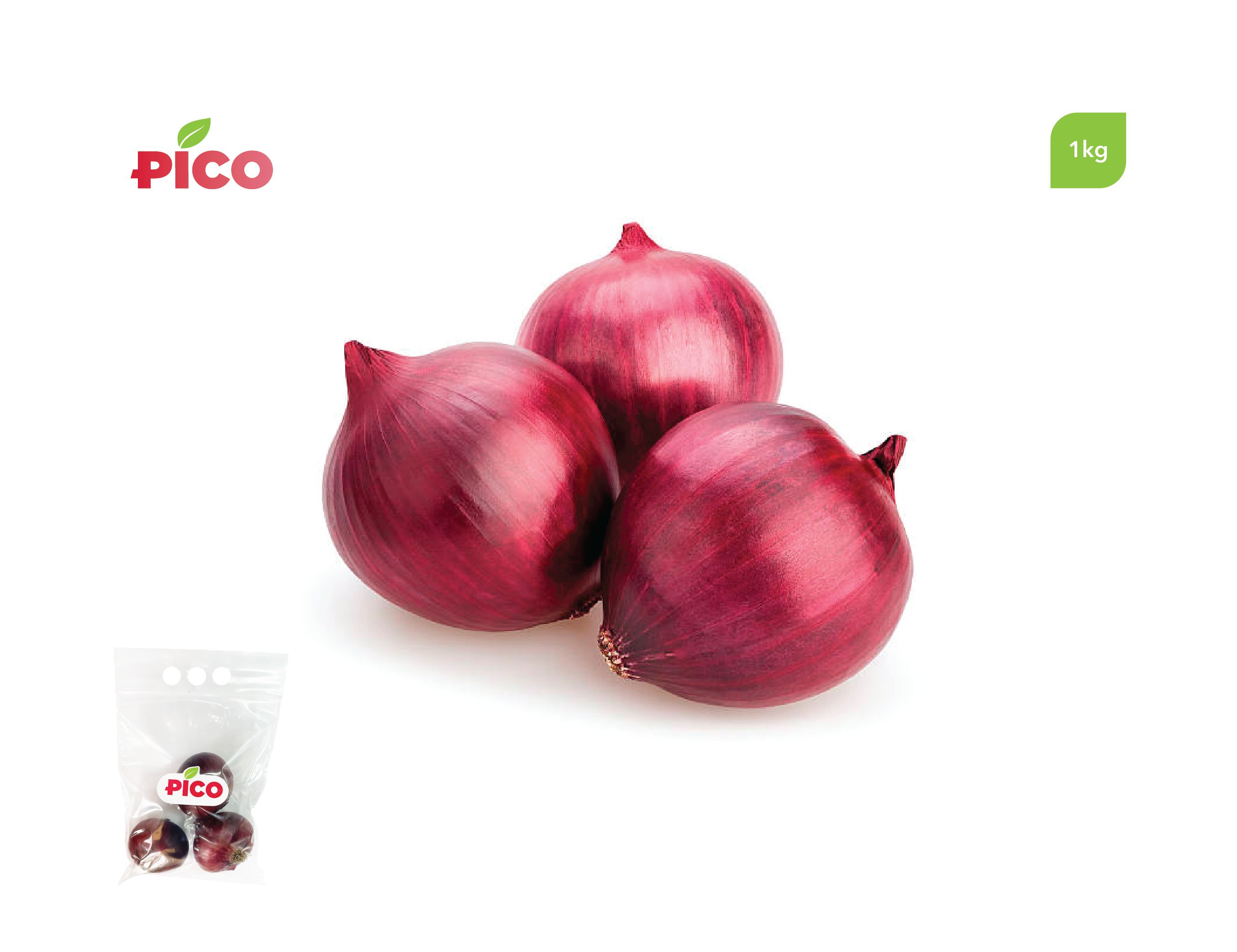 Buy Pico Red Onion, 1kg Online in Egypt | Talabat Egypt