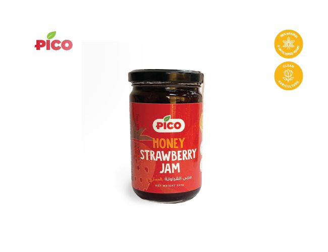 Buy Pico Honey Strawberry jam 340 Gm Online in Egypt | Talabat Egypt