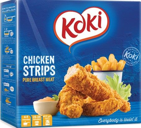 Buy Koki Chicken Strips 400 gm Online in Egypt | Talabat Egypt