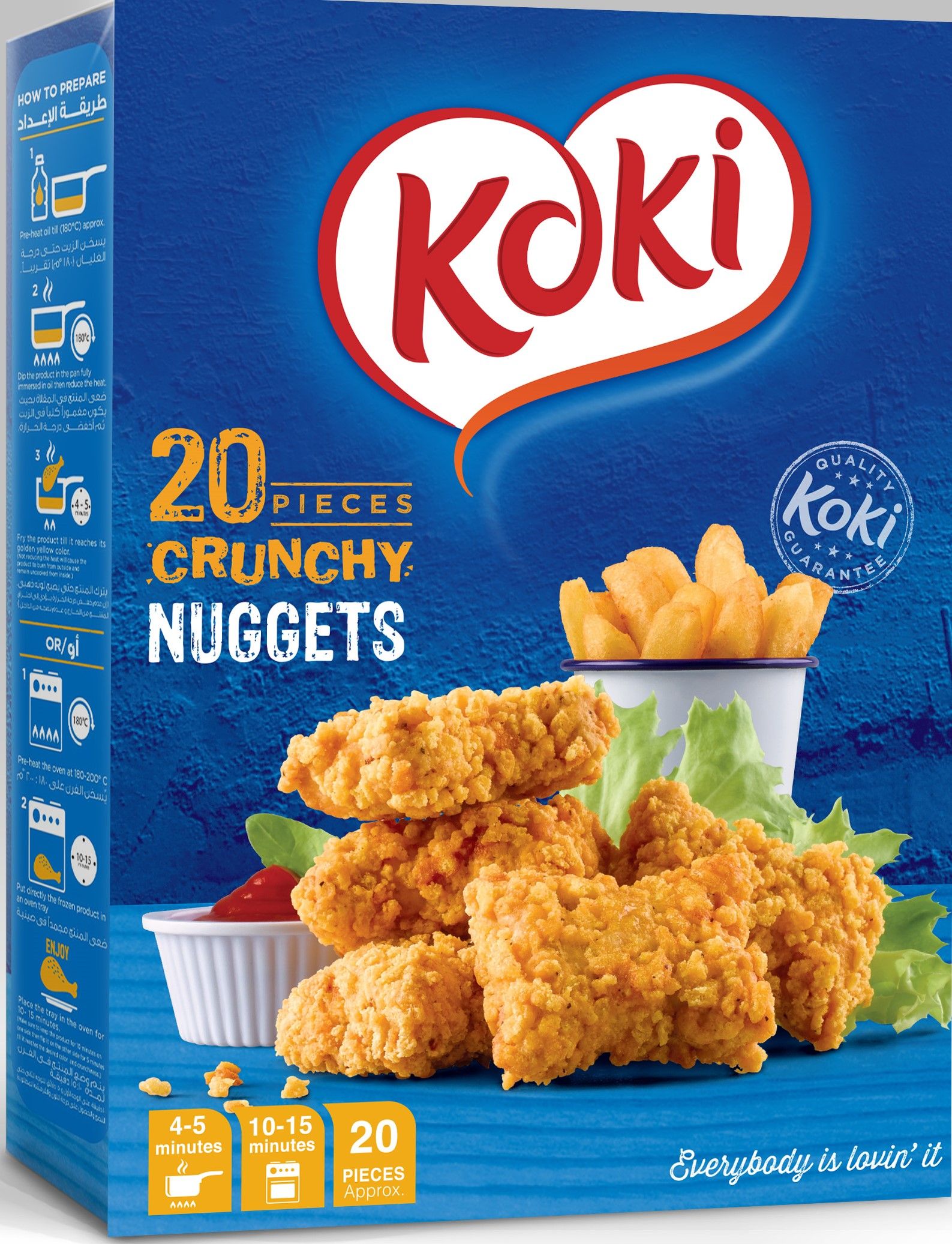Buy Koki Crunchy Nuggets 20 Pcs Online in Egypt | Talabat Egypt