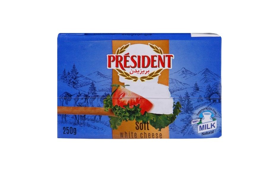 Buy President Feta White Cheese, 250g Online in Egypt | Talabat Egypt