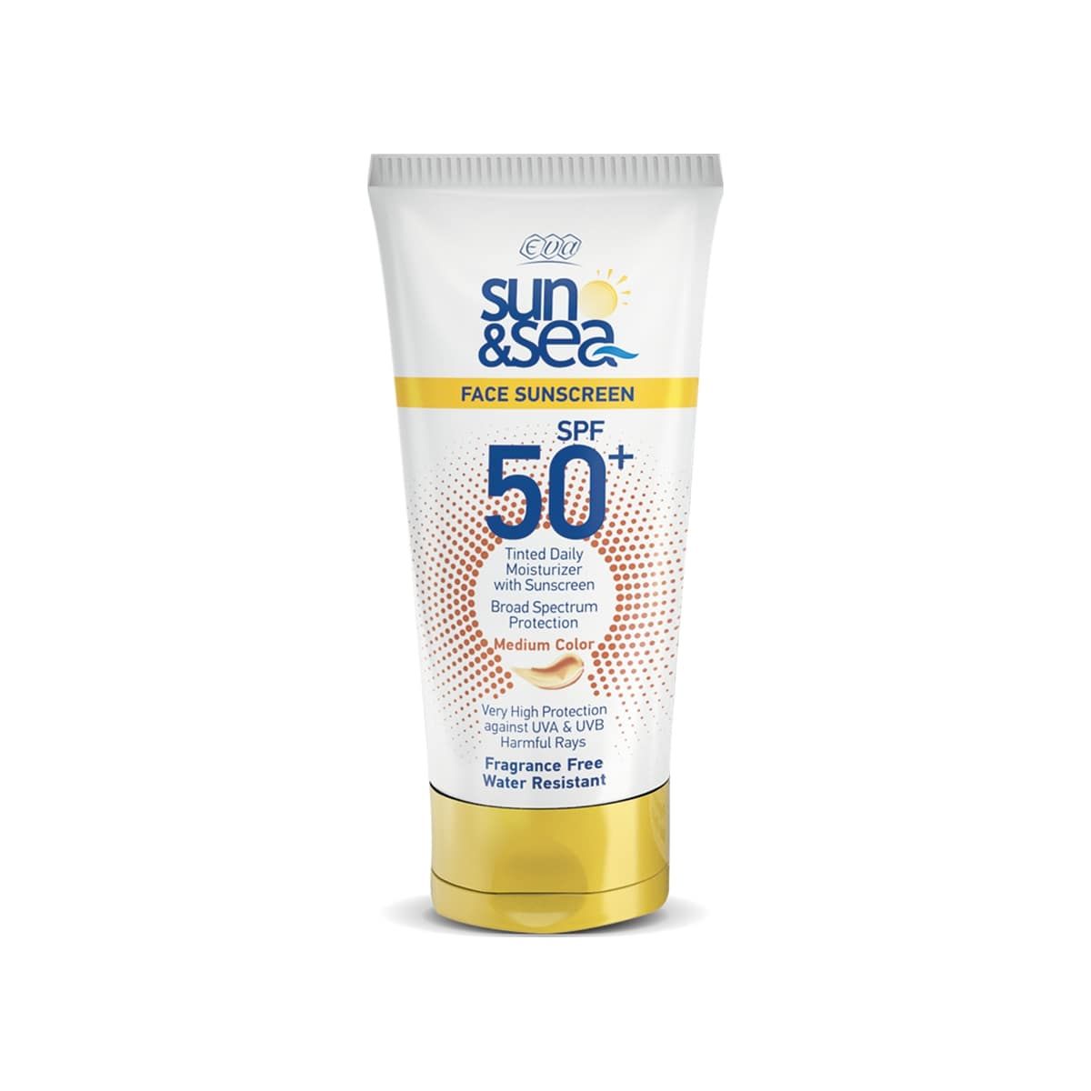 Buy Eva Sun & Sea Face Sunscreen Spf +50 Tinted 40 Ml Online in Egypt ...