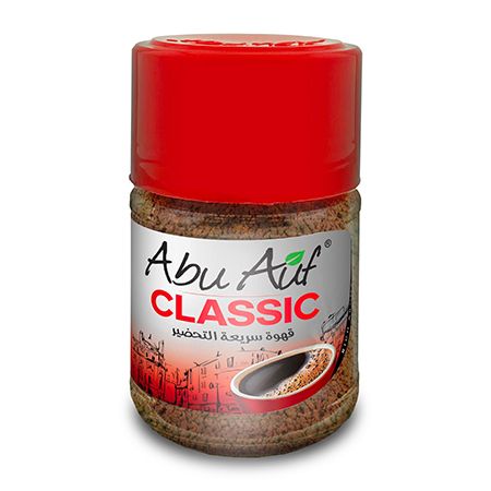 Buy Abu Auf Instant Coffee Classic, 50g Online in Egypt | Talabat Egypt