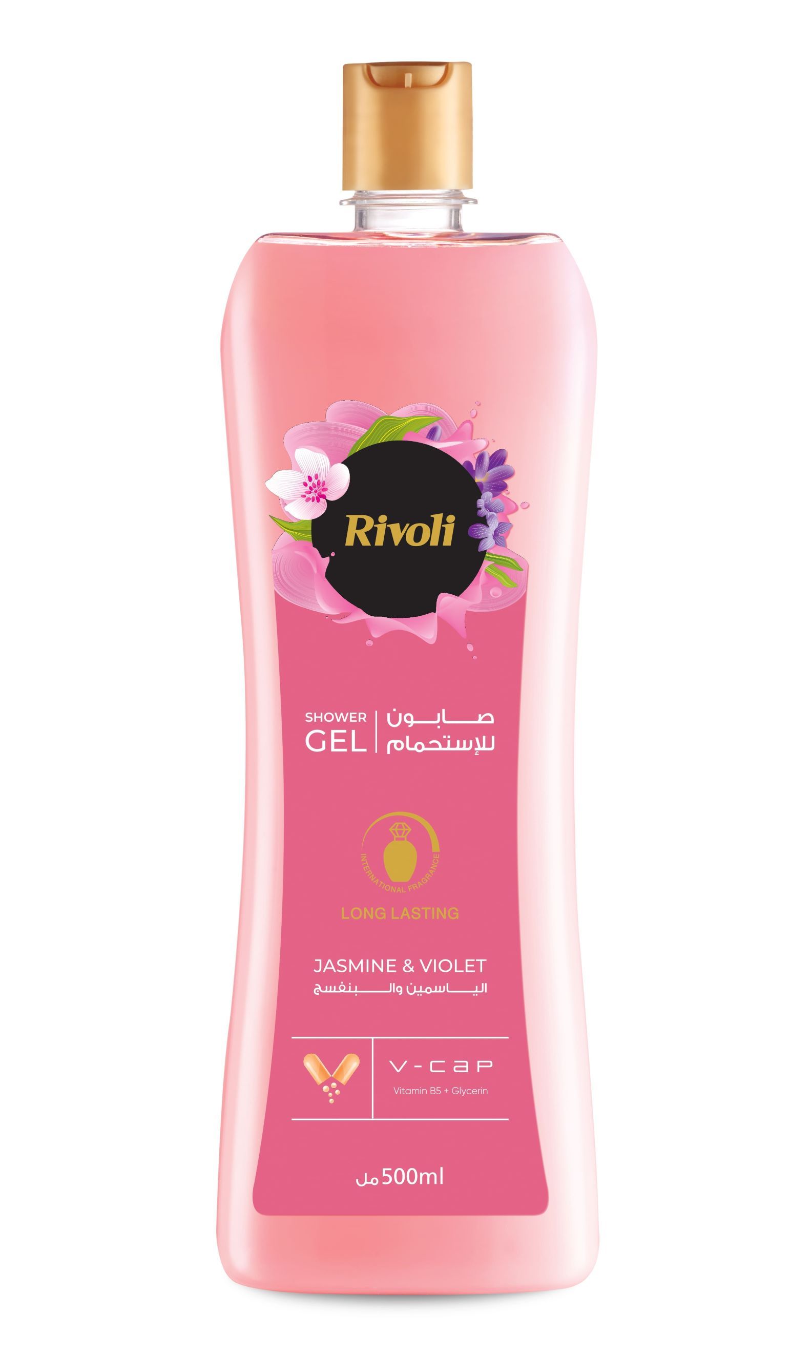 Buy Rivoli Shower Gel Rose 500 Ml Online in Egypt | Talabat Egypt