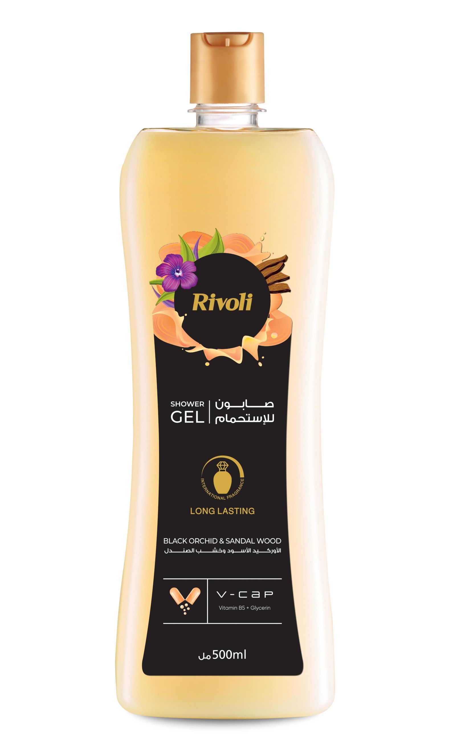 Buy Rivoli Shower Gel Black 500 Ml Online in Egypt | Talabat Egypt