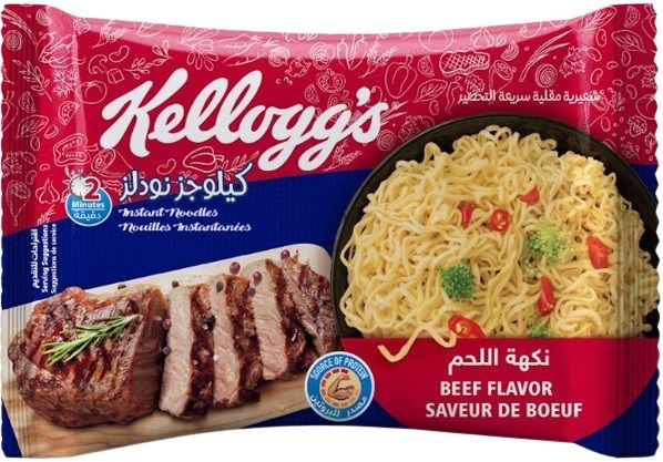 Buy Kellogg's Beef Flavour Instant Noodles, 70g Online in Egypt ...