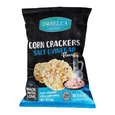 Buy Dobella Corn Crackers With Salt & Vinegar Flavor 35 G Online in ...