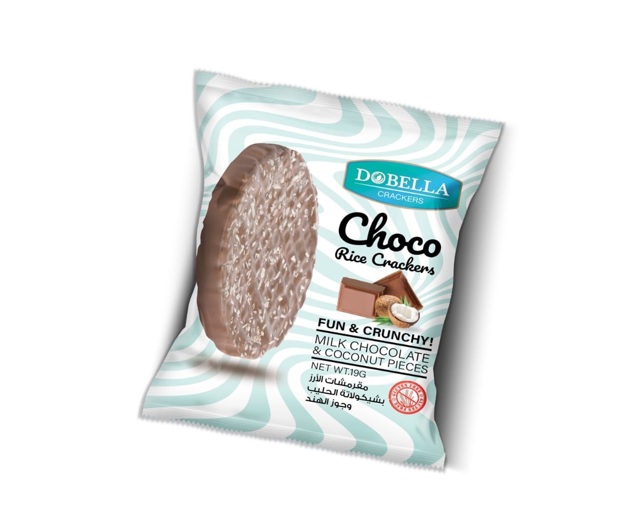 Buy Dobella Rice Cake with Milk Chocolate & Coconut, 19g Online in ...