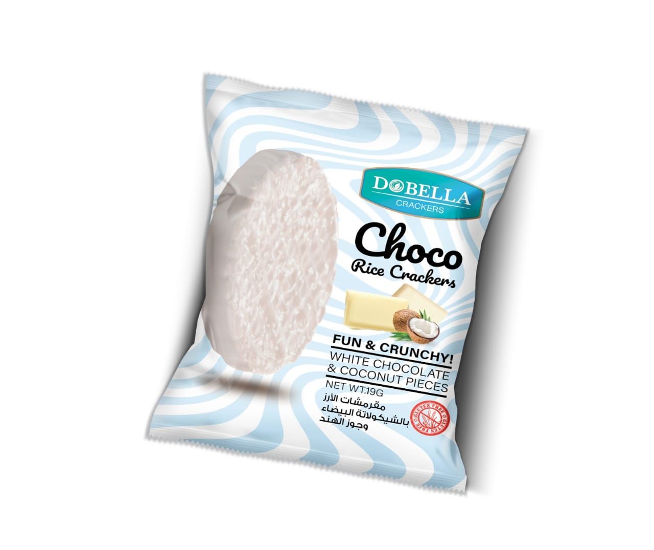 Buy Dobella Rice Cake with White Chocolate & Coconut, 19g Online in ...