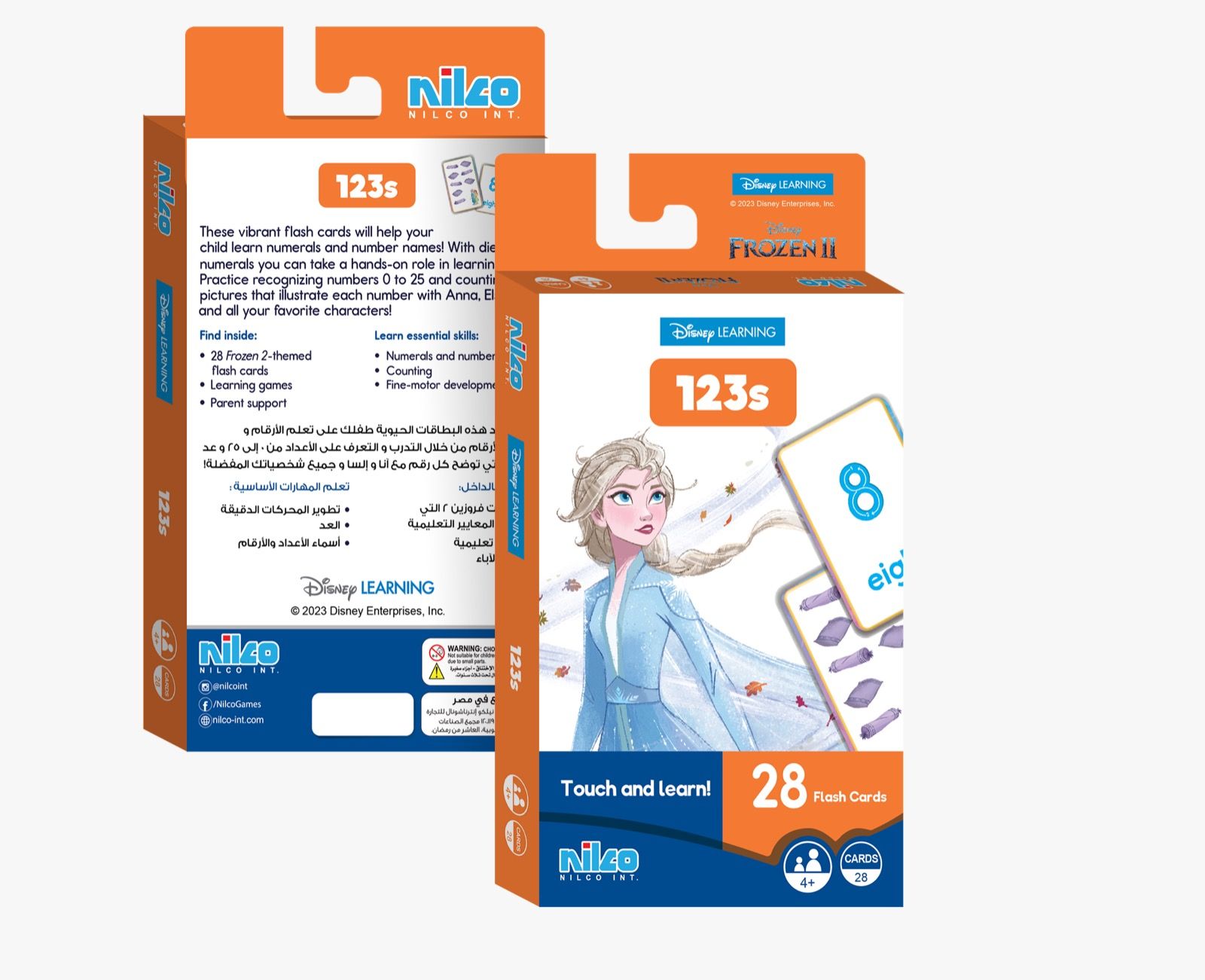 Buy Disney Flash card Frozen1 learning to count 123 Online in Egypt ...