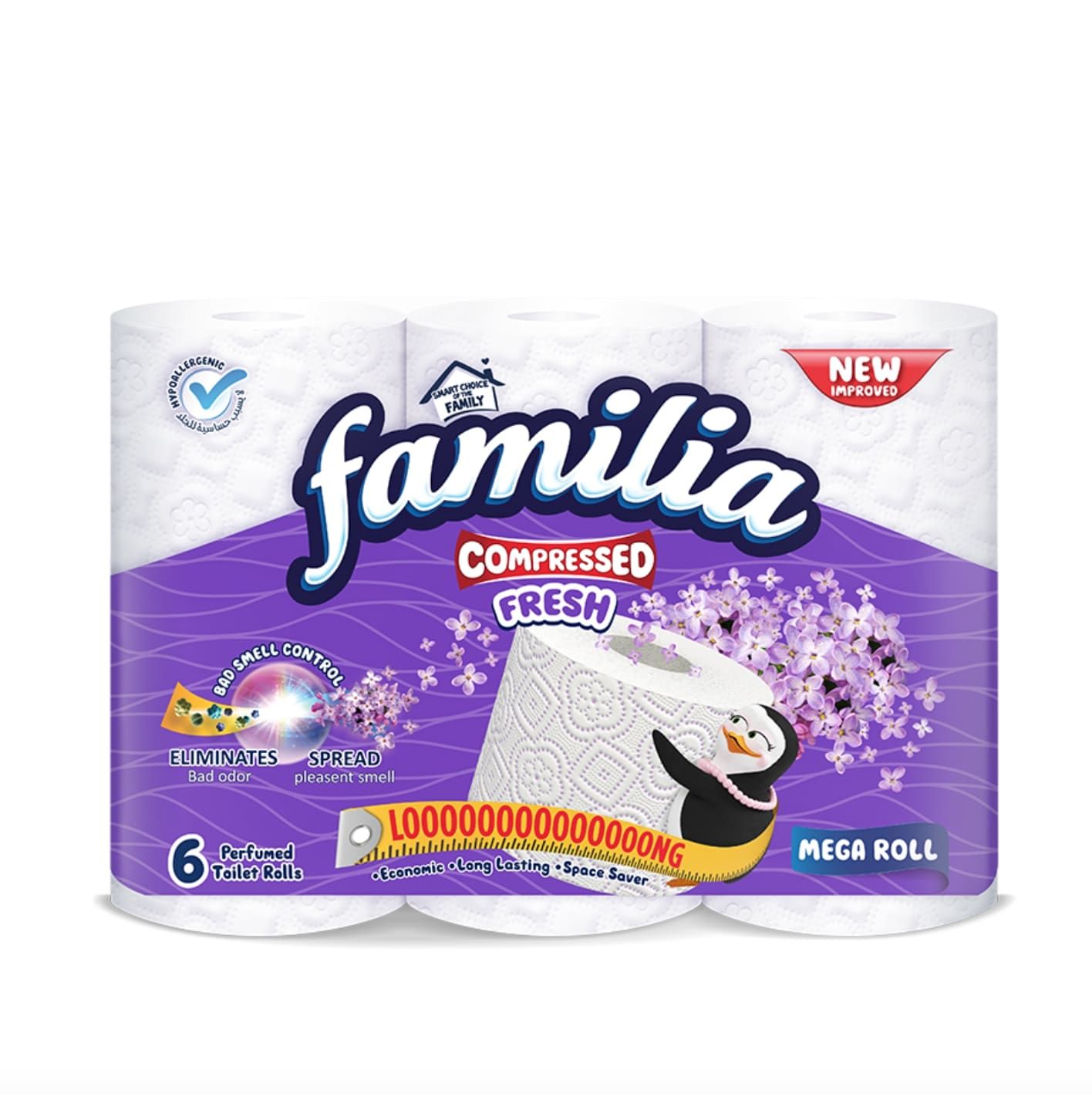 Buy Familia Tissue Toilet Paper Malodor Perfumed 6 Rolls Online in ...