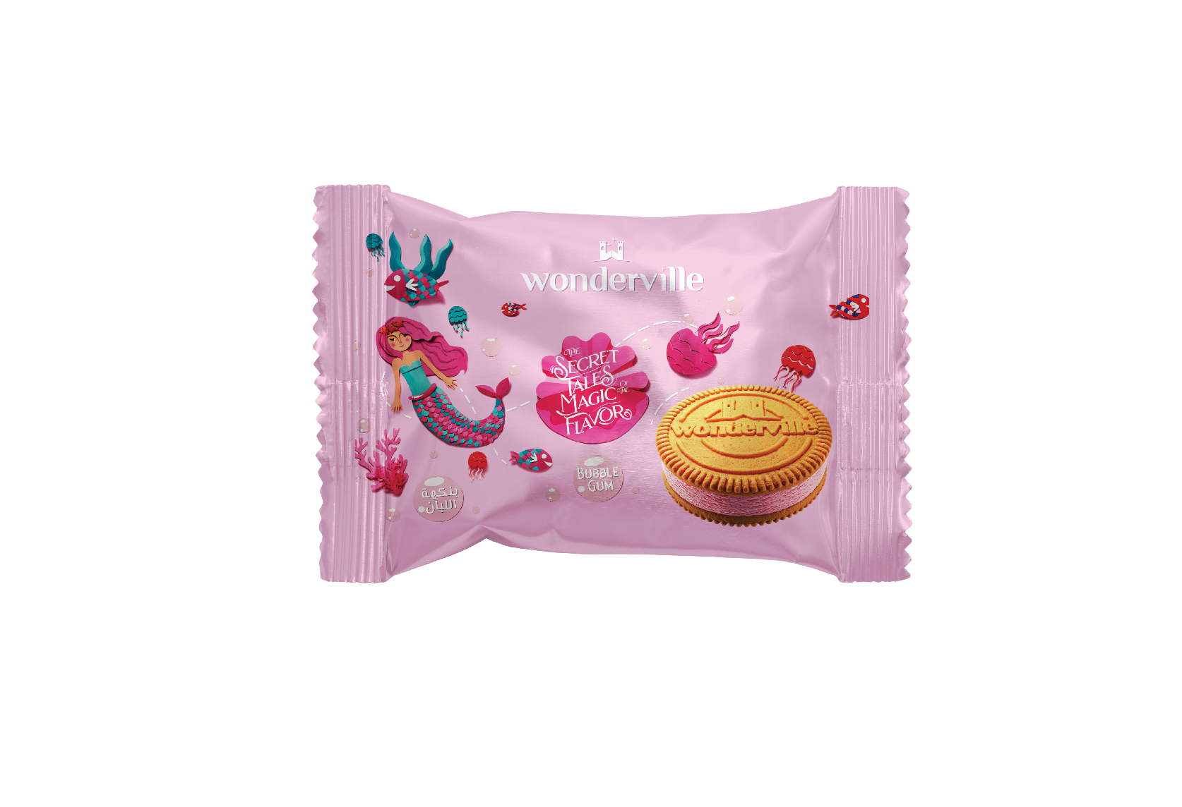 Buy Wonderville Sandwich Bubble Gum, 135ml Online in Egypt | Talabat Egypt