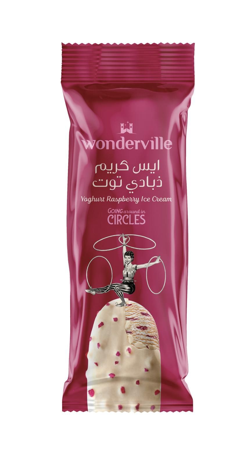Buy Wonderville Yougurt Rasberry Stick Ice Cream, 90ml Online in Egypt ...