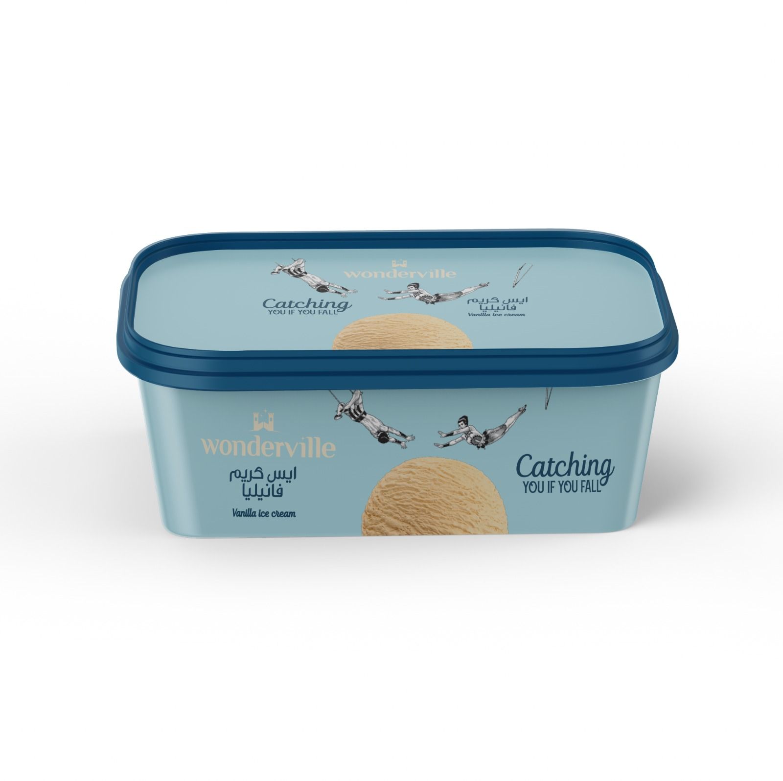 Buy Wonderville Vanilla Ice Cream, 800ml Online in Egypt | Talabat Egypt