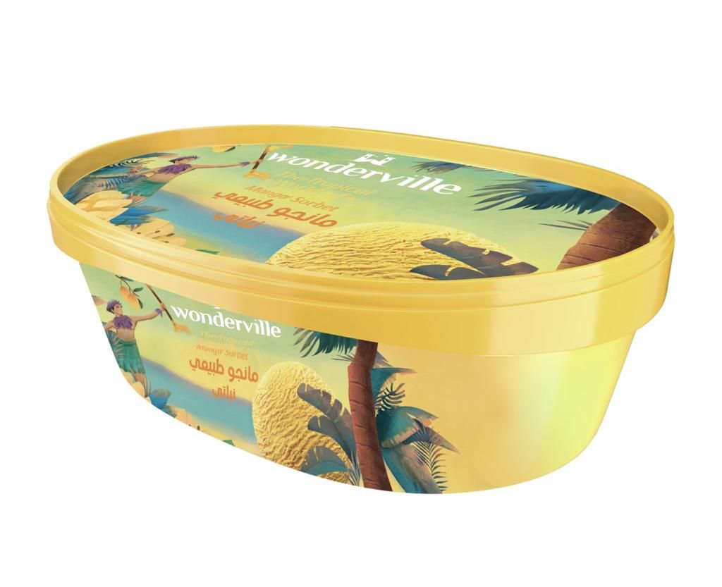 Buy Wonderville Mango Ice Cream, 800ml Online in Egypt | Talabat Egypt
