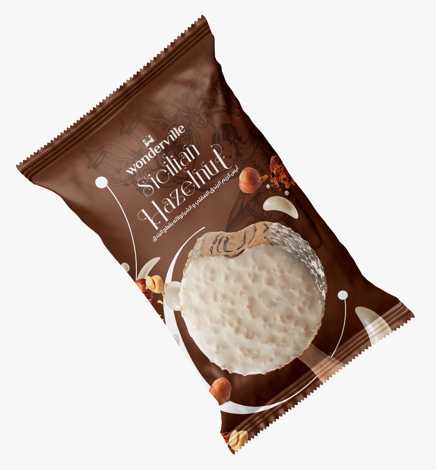 Buy Wonderville Round Chocolate with Sicilian Hazelnut Stick Ice Cream ...