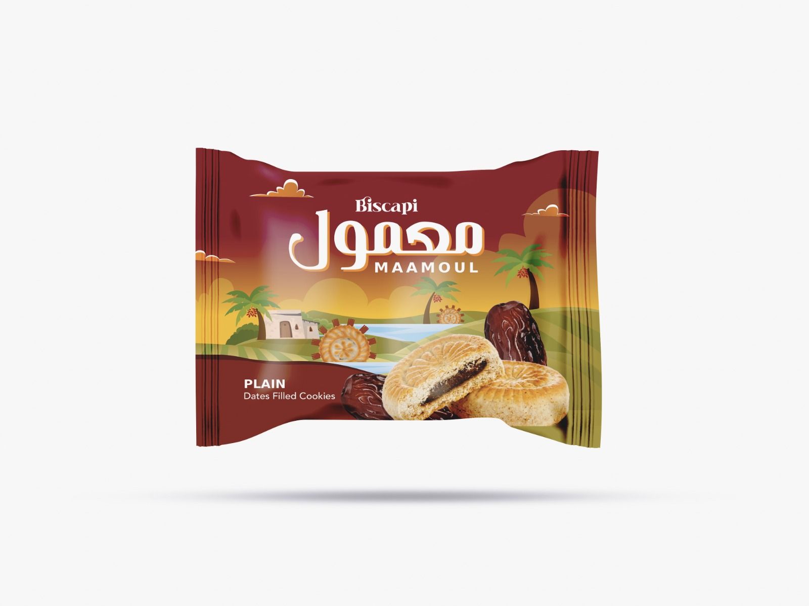 Buy Biscapi Maamoul Dates 2 Piece Online in Egypt | Talabat Egypt