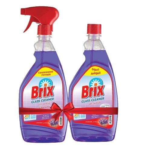 Buy Brix Glass Cleaner Lavender 500 Ml Budnle+1 Bottle 500Ml Online in ...