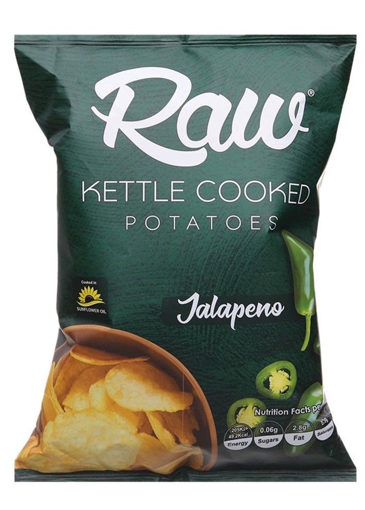 Buy Raw Jalapeno Kettle Cooked Potatos, 40-50g Online in Egypt ...