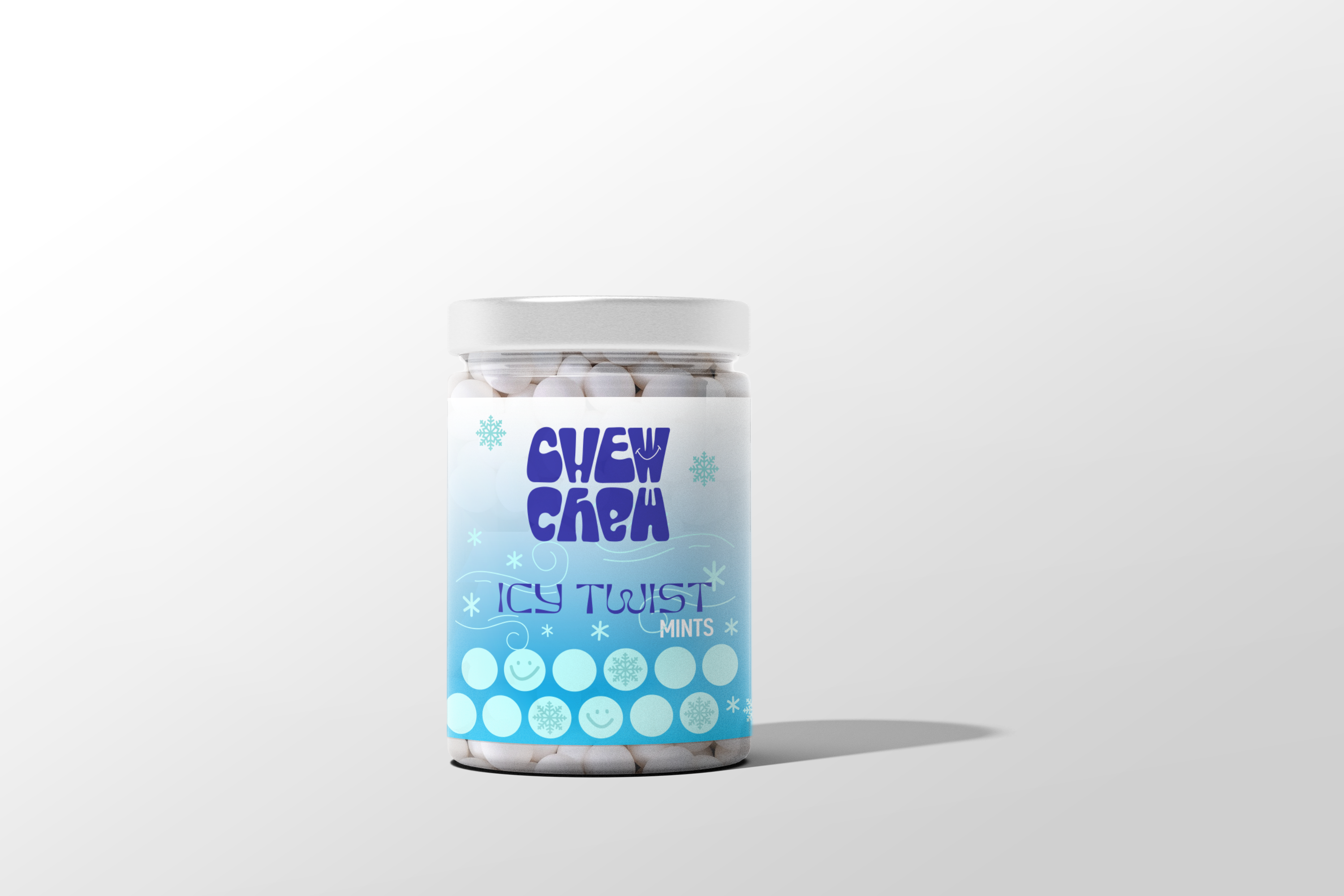 Buy Chew Chew Icy Twist Mint Candy Jar, 250g Online in Egypt | Talabat ...