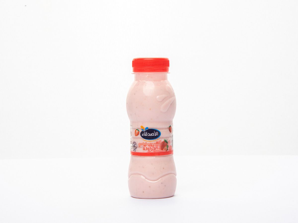 Buy Al Asdekaa Rayeb with Strawberry, 225ml Online in Egypt | Talabat Egypt