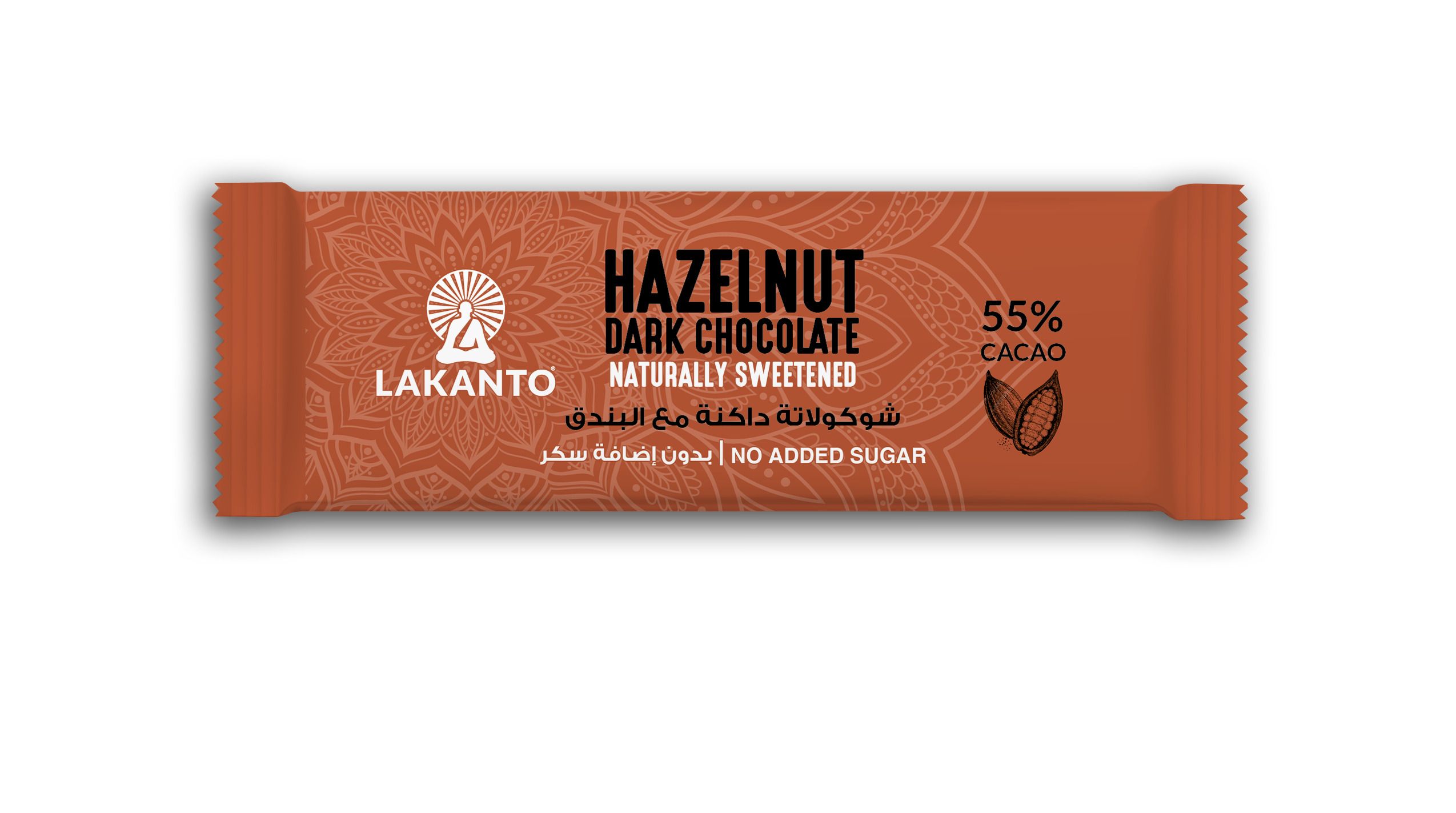 Buy Lakanto Hazelnut Dark Chocolate Sugar Free Bar, 30g Online in Egypt ...
