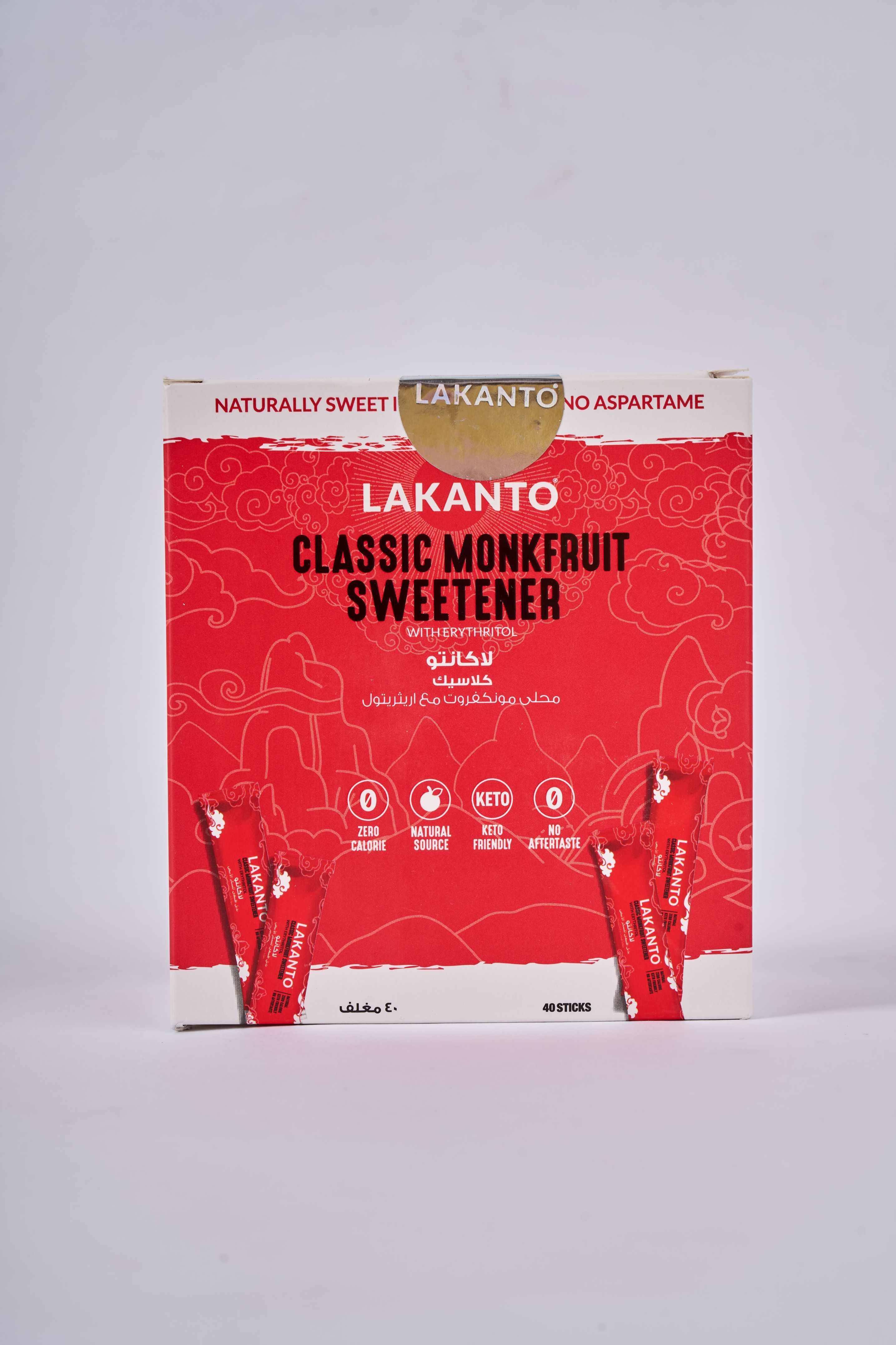 Buy LAKANTO Monkfruit Natural Sweetener - 40 Stick Online in Egypt ...